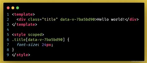 Vue 样式技巧总结与整理 中级局 添加 Module 属性即可开箱即用地支持 Css 模块。这些 Class 会通过 Style 变