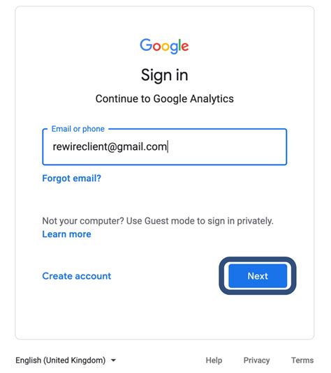 How To Create A Google Analytics Account And Add Users Rewire Agency