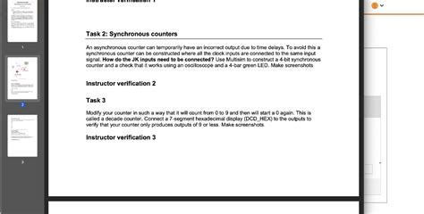 Solved Task Synchronous Counters An Asynchronous Counter Chegg