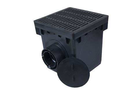 Nds 12 Catch Basin Kit W Black Grate The Drainage Products Store