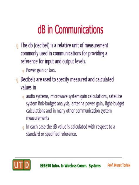 Dbm Tutorial Pdf Decibel Radio
