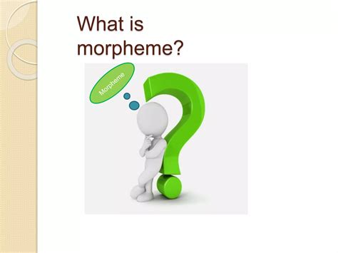 Morpheme Ppt