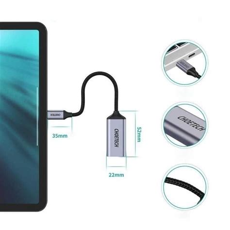 Adapter Usb C Display Port 4k Choetech Computers And Tech Parts And Accessories Cables And Adaptors
