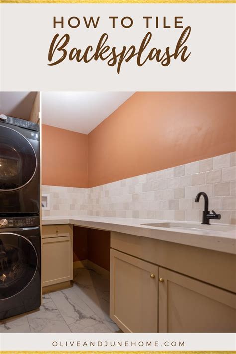 Tile Backsplash Step By Step Guide