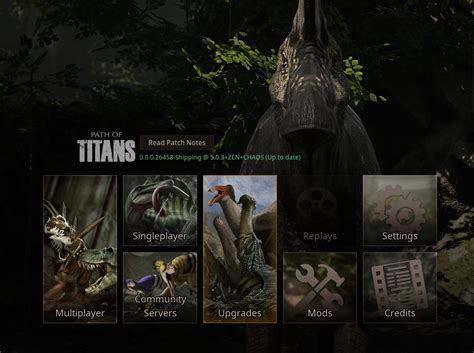 Main Menu Ansel Bug Issue Alderon Games Pathoftitans Bugs GitHub