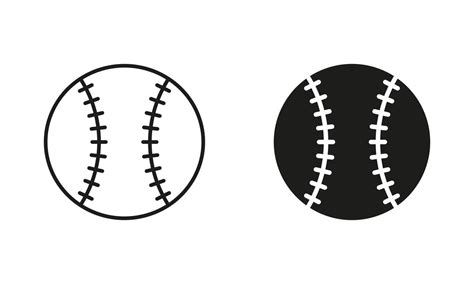 Baseball Ball Silhuett Baseball Silhouette Baseball Clipart