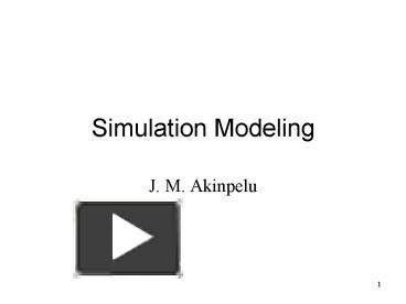 Simulation Modeling Presentation Free To View