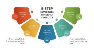 Free 5 Step Semicircle PowerPoint Template Google Slides