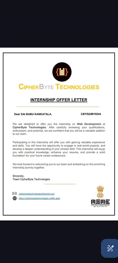Sai Babu Kankatala On Linkedin Internship Webdevelopment
