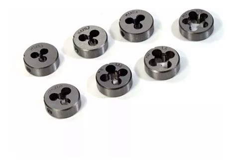 Jogo De Tarracha Com 8 Peças Cossinetes Profissional Parcelamento Sem