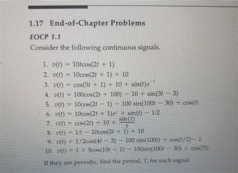 solved 1 17 end of chapter problems eocp 1 1 consider the