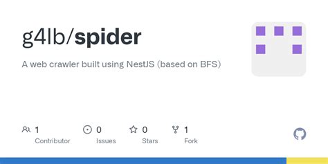 GitHub G Lb Spider A Web Crawler Built Using NestJS Based On BFS
