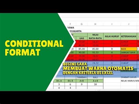 Cara Mewarnai Format Excel