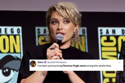 florence pugh revealed how to correctly say her name