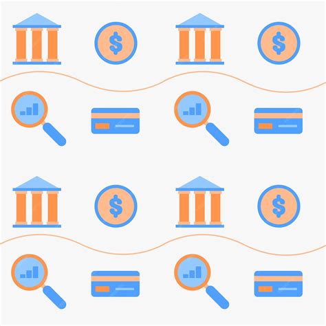 Premium Vector Book Keeping Seamless Pattern Design Financial