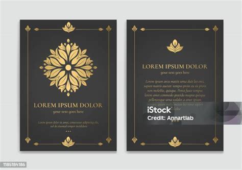 골드 빈티지 장식 템플릿 블랙 럭셔리 초대 카드 디자인 배경 및 배경 화면으로 사용할 수 있습니다 장식에 좋은 우아하고 고전적인