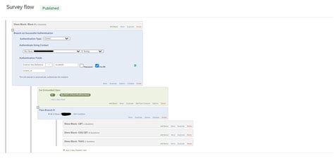 Branch Logic Is Not Working Properly After Authenticator And Embedded Data Xm Community