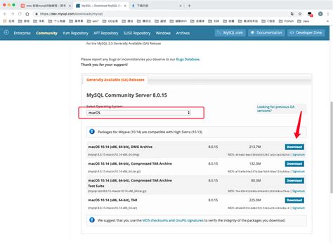 Mac安装mysql数据库 Themrxk丶blog