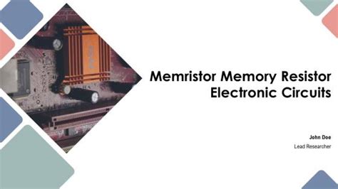 Memristor Memory Resistor Powerpoint Presentation And Slides Ppt