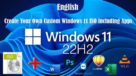 Create Your Own Custom Windows 11 Iso Including Apps Check Description Box Youtube