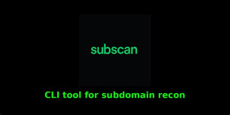 Github Omerimzali Subscan Cli Tool For Subdomain Recon Dns Brute Force Scoring Security