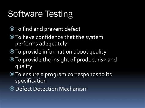 Ppt Introduction To Software Testing Powerpoint Presentation Free