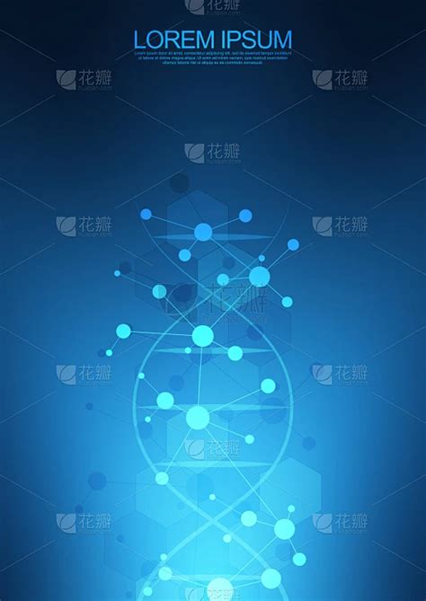 遗传研究 概念 背景 脱氧核糖核酸 科学 实验室 医疗器械 药 纳米技术 技术素材 花瓣网