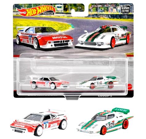 Hot Wheels Premium Twin Pack Bmw M1 Procar And Lancia Stratos Group 5