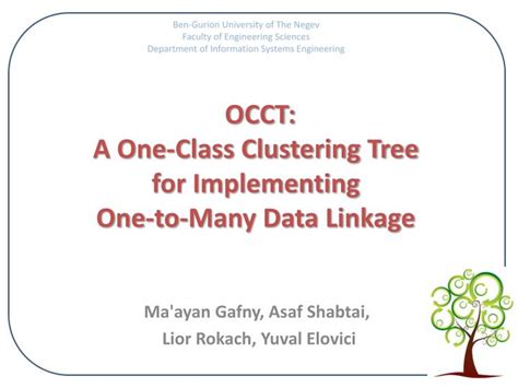 ppt occt a one class clustering tree for implementing one to many