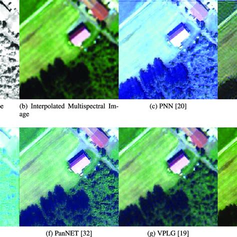 Illustration Of Pansharpening Using Wv 3 Sensor Images Left Pan Image