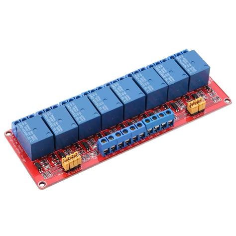 8 Channel Relay Module 5V High And Low Level Trigger Relay Module Robu In Indian Online