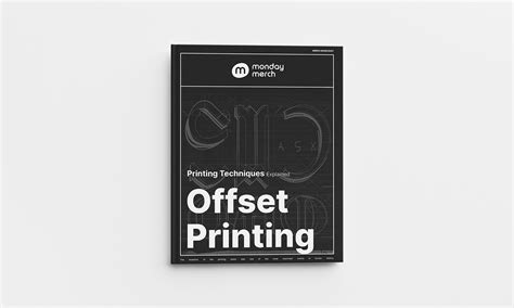 Offset Printing For Branded Items Printing Explained By Monday Merch