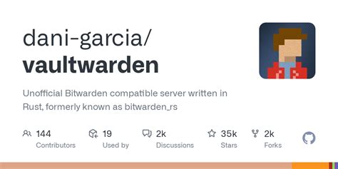 Issues · Dani Garcia Vaultwarden · Github
