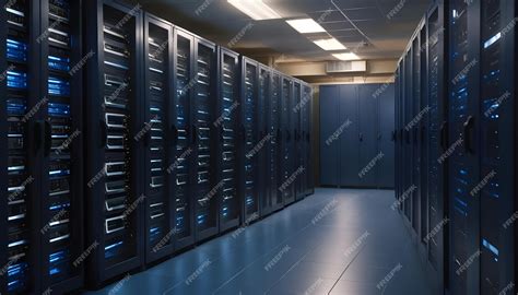 Server Racks In Computer Network Security Server Room Data Center D