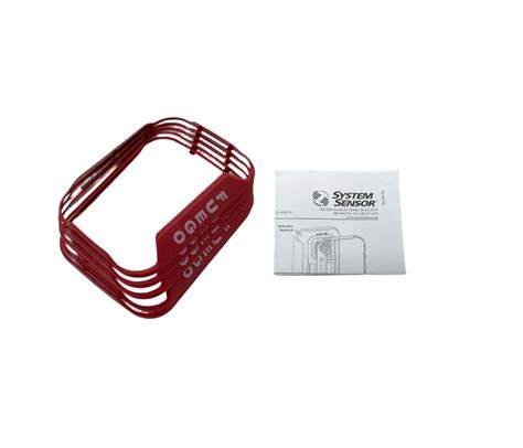 System Sensor Bzr Sp Wall Red Bezel Kit Fuego Safety Best