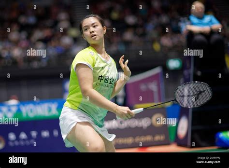 Lee Chia Hsin Of Chinese Taipei In Action During The Womens Semi Finals
