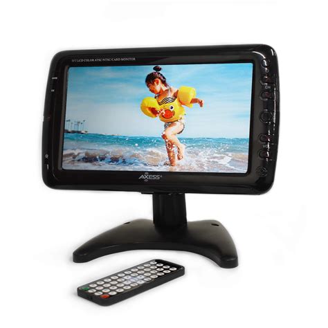 Axess Portable Tv Multimedia Widescreen Small Lcd Tv Built In Desertcart India