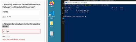unable to complete the powershell basics guided exercise it and