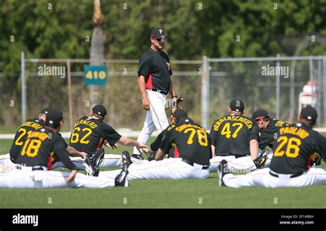 New Manger John Russell Looks Over A Group Of Players On Friday Afternoon During The Pittsburgh