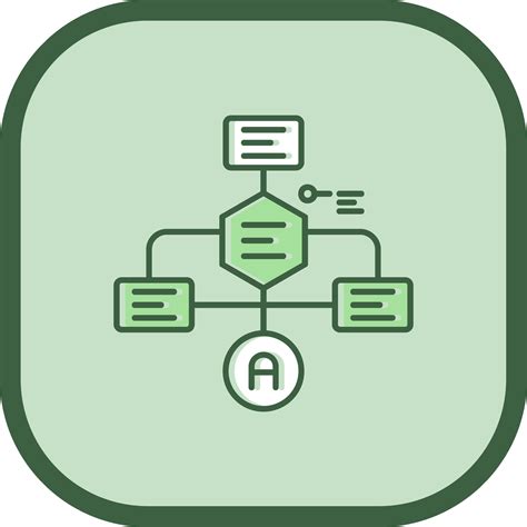 Flowchart Line Filled Sliped Icon Vector Art At Vecteezy