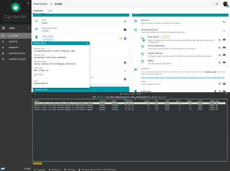 show cluster nodes · issue 530 · gardener dashboard · github