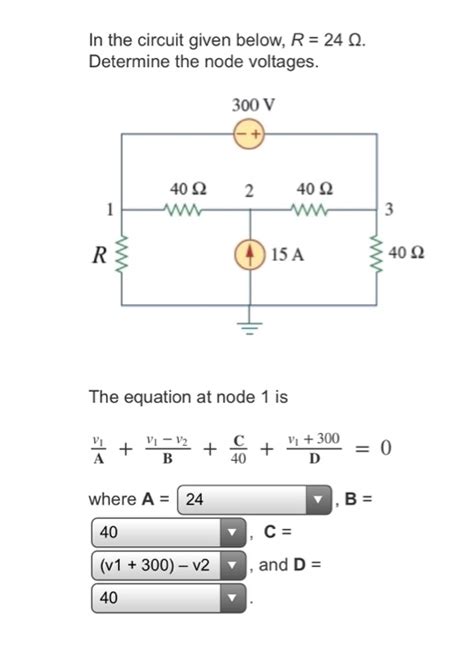 Solved In The Circuit Given Below R Determine The Chegg