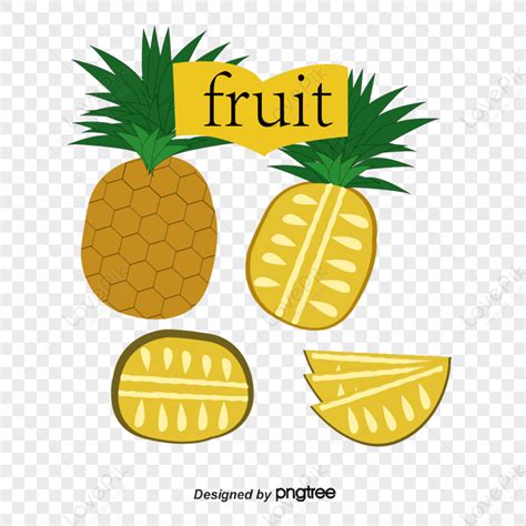 벡터 만화 파인애플디저트상징계절 Png 일러스트 무료 다운로드 Lovepik