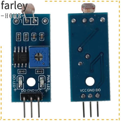 Farley 10pcs Ldr Photosensitive Sensor Module 5mm Resistor Sensor Module Easy Installation