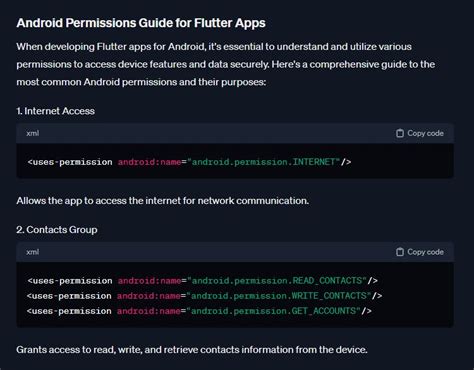 Aakash Panwar On Linkedin Every Permission You In Flutter App