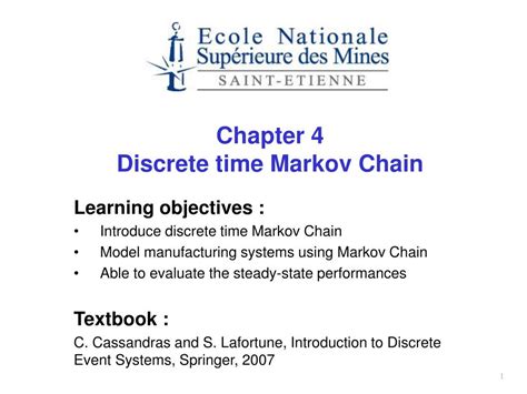 Ppt Chapter 4 Discrete Time Markov Chain Powerpoint Presentation