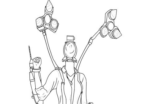 스키비디토일렛 업그레이드 타이탄 드릴맨 색칠공부 도안 무지개캔버스 색칠공부 무료도안