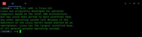 The Fold Command Tutorial With Examples For Beginners Ostechnix