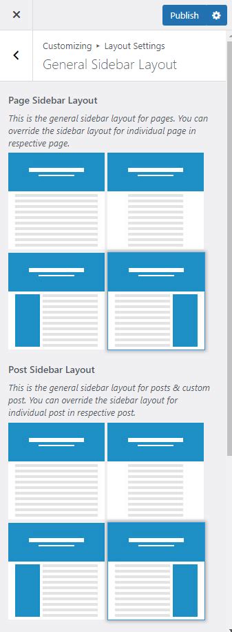How To Configure Sidebar Layout BlossomThemes