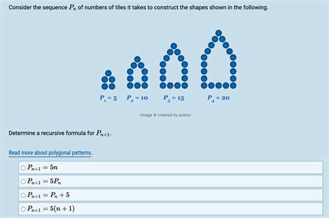 [solved] consider the sequence pn of numbers of tiles it t